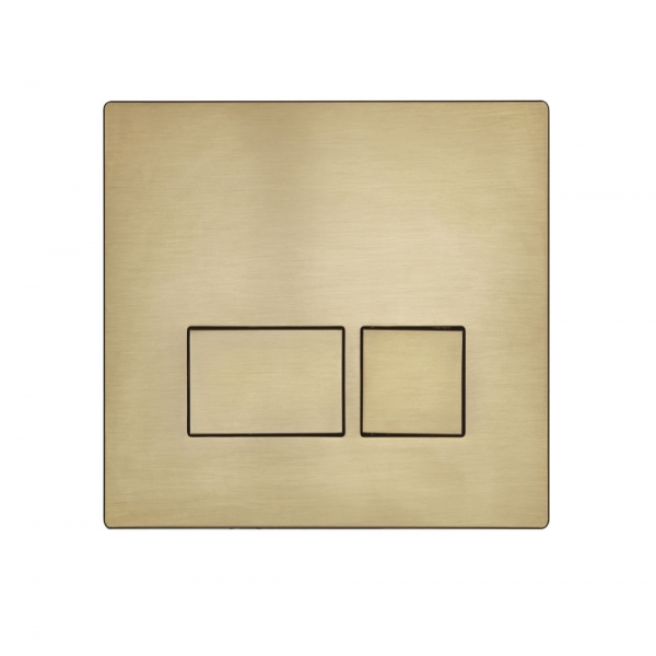 Roper Rhodes Square Flush Plate - Brushed Gold (TR9036)