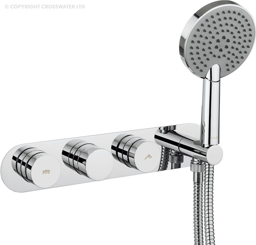 Crosswater Central Dial Shower Valve 2 Control DIAL-Cent-7 (DIAL-CENT-7)