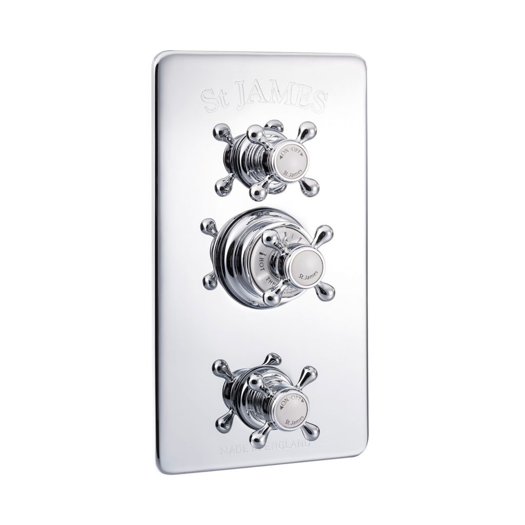 Traditional Concealed Thermostatic Valve with 2 Function Diverter and ...
