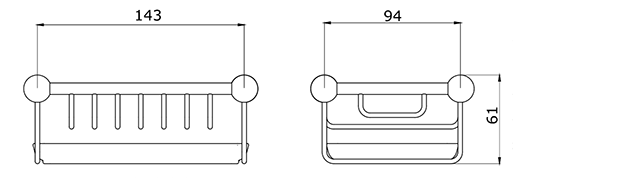 Perrin and Rowe Freestanding Soap Tray - Bathrooms at Source