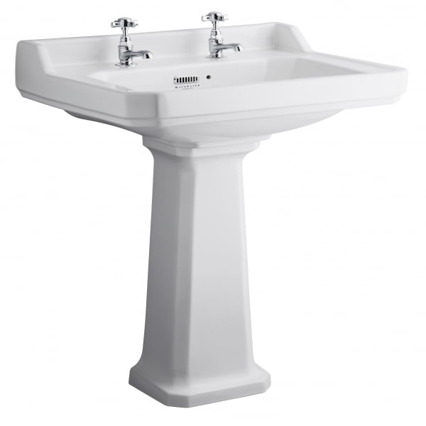 Bayswater Traditional Fitzroy 595mm Basin With 2 Tap Hole (BAYC001)