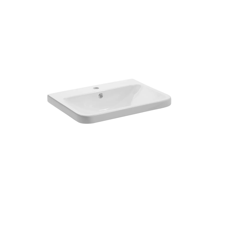 Contour 600 Ceramic 1 Tap Hole Basin 600x460mm (CN6080)